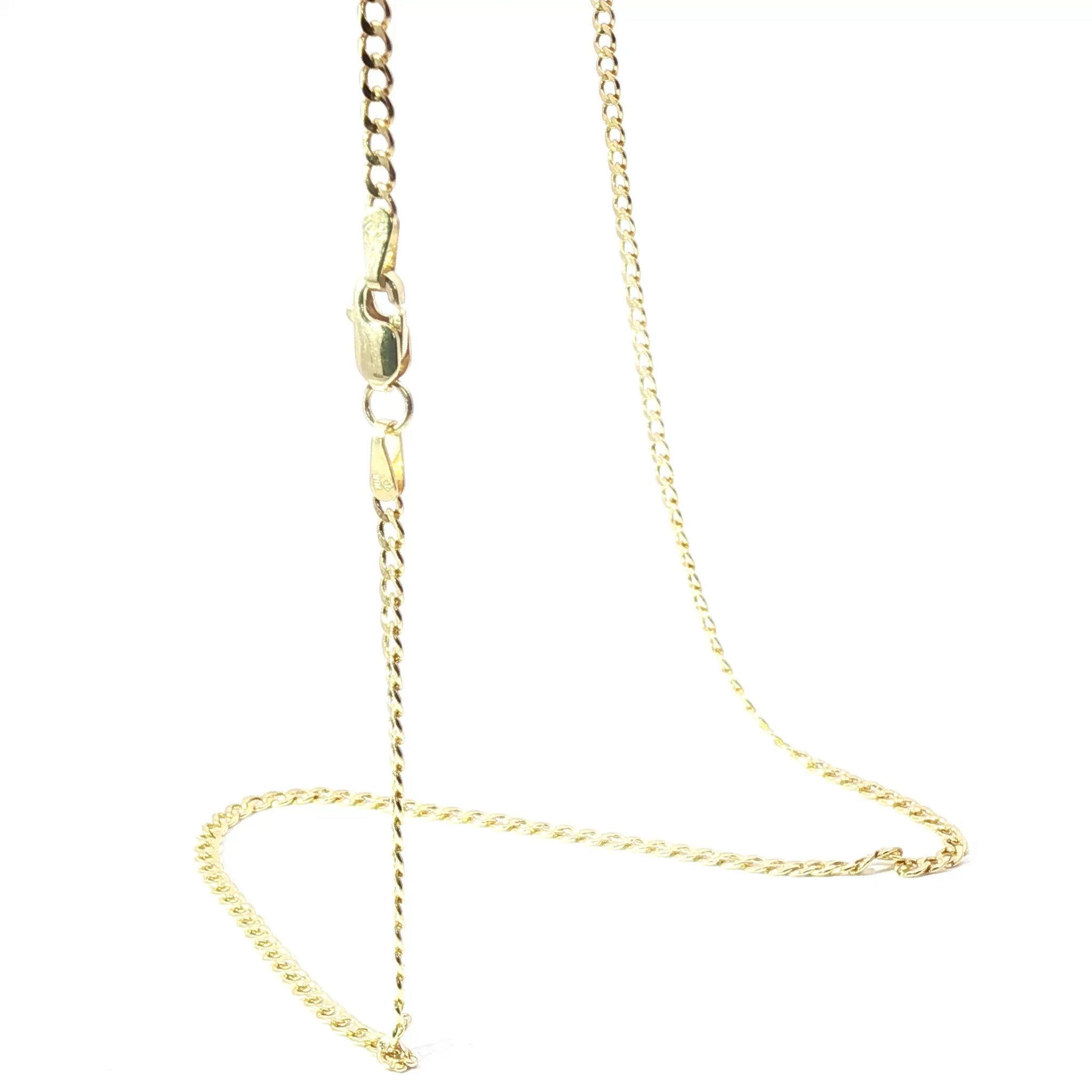 10K yellow Gold 18 inch Chain XRF Certified