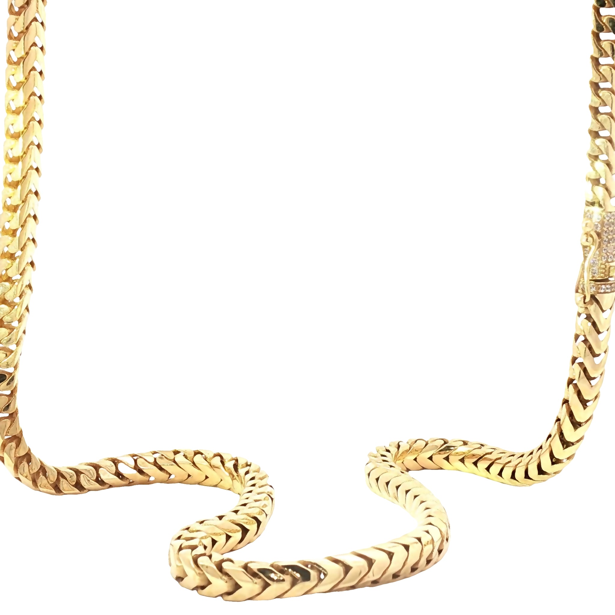 18K Franco Chain – Bold Italian Luxury